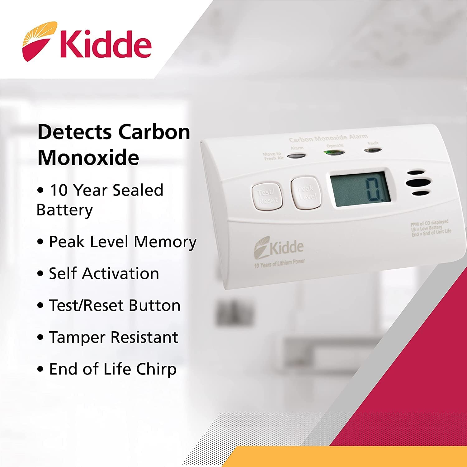 [5美國直購少量現貨] Kidde C3010-D 一氧化碳警報器 Carbon Monoxide Alarm C3010D_II2 | 玉山 ...