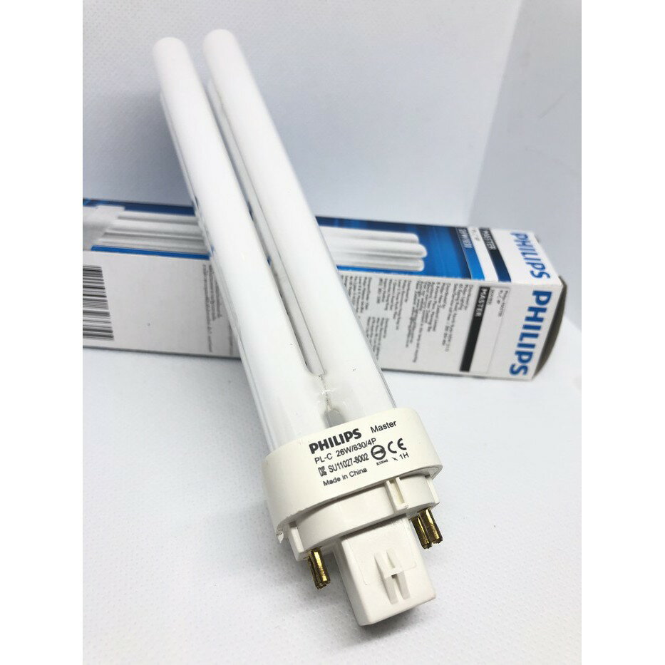 PHILIPS 飛利浦 Master PL-C 26W 830 3000K 黃光 4P 緊密型燈管 G24d-3 | 照明萬歲 | 樂天市場Rakuten