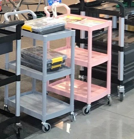 【KTL 康得倫】 輕巧型三層工作推車 KT-128Q 多功能手推車 工具車 餐車 收納車 手推車 推車 現貨 | 必購網直營店 | 樂天市場Rakuten