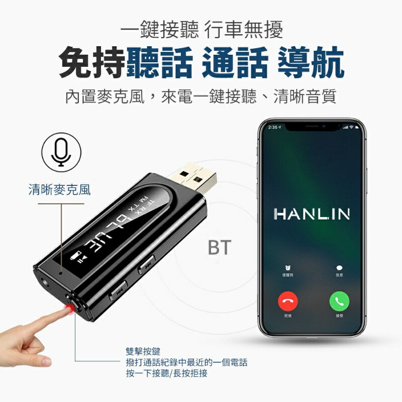 強強滾生活 HANLIN-USBK9 全能USB藍牙發射接收器 FM發射器 音樂分享器 | JUMP星球 | 樂天市場Rakuten
