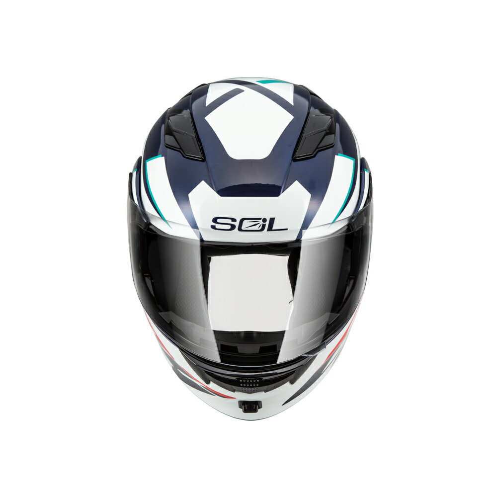 【SOL Helmets】SM-5可掀式安全帽 (裂變_山葉藍/白紅) ｜ SOL安全帽官方商城 | SOL Helmets | 樂天市場Rakuten