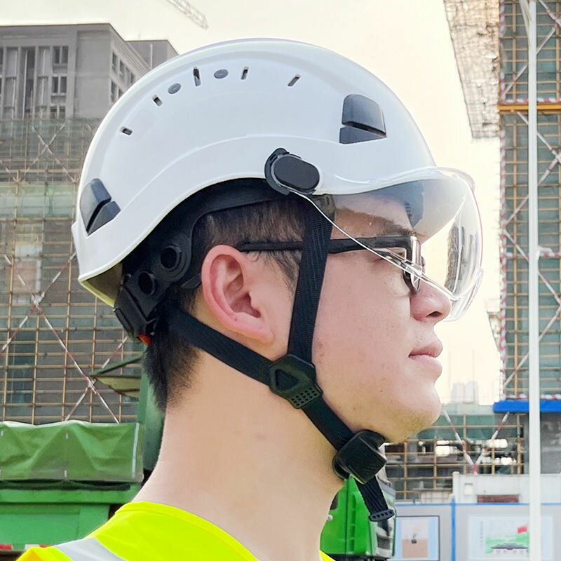 台灣公司貨 最低價 免運 工地安全帽 防砸工地盔安全帽帶護目鏡隔音耳罩建筑工程防護頭盔ABS救援國標 快速發貨 | 知木屋 | 樂天市場Rakuten