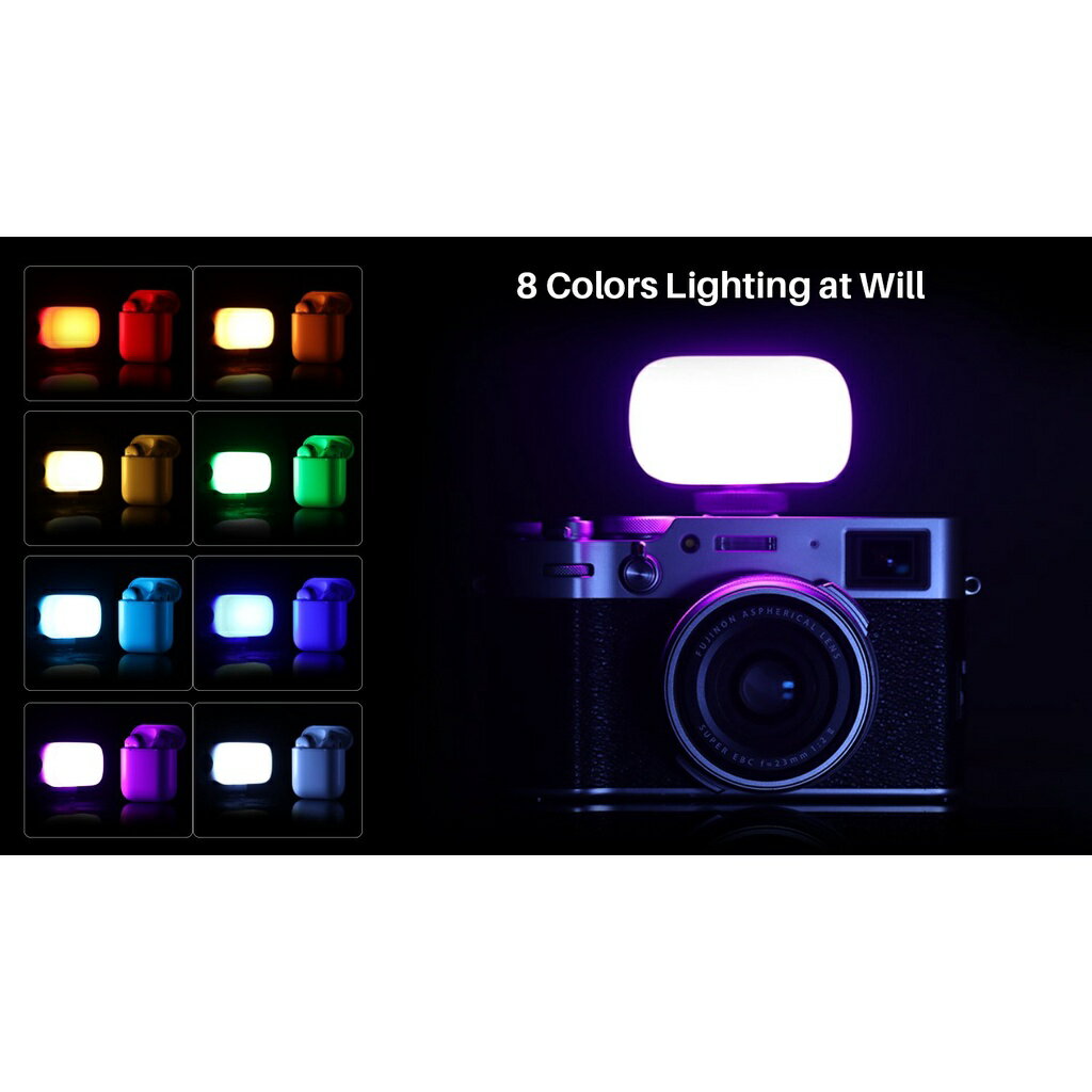 EC數位 Ulanzi VL15 RGB 超級迷你補光燈 8種燈光切換 會議 主播燈 網美 美肌燈 自拍打光燈 柔光燈 | EC數位 | 樂天 ...