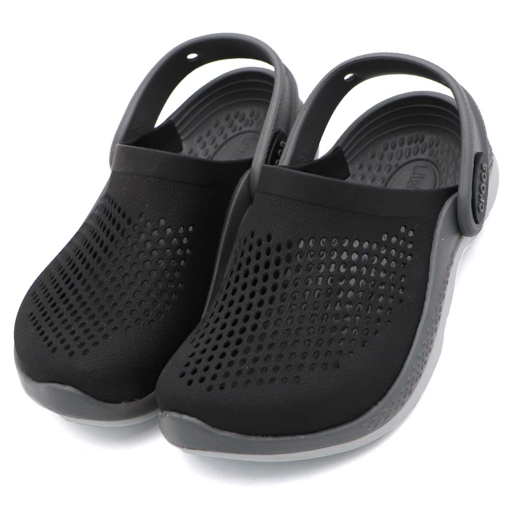 Crocs LiteRide clog k卡駱馳 洞洞鞋 防水 中童 黑 R8245 (207021-0DD) | 新竹兩隻老虎親子舘直營店 ...