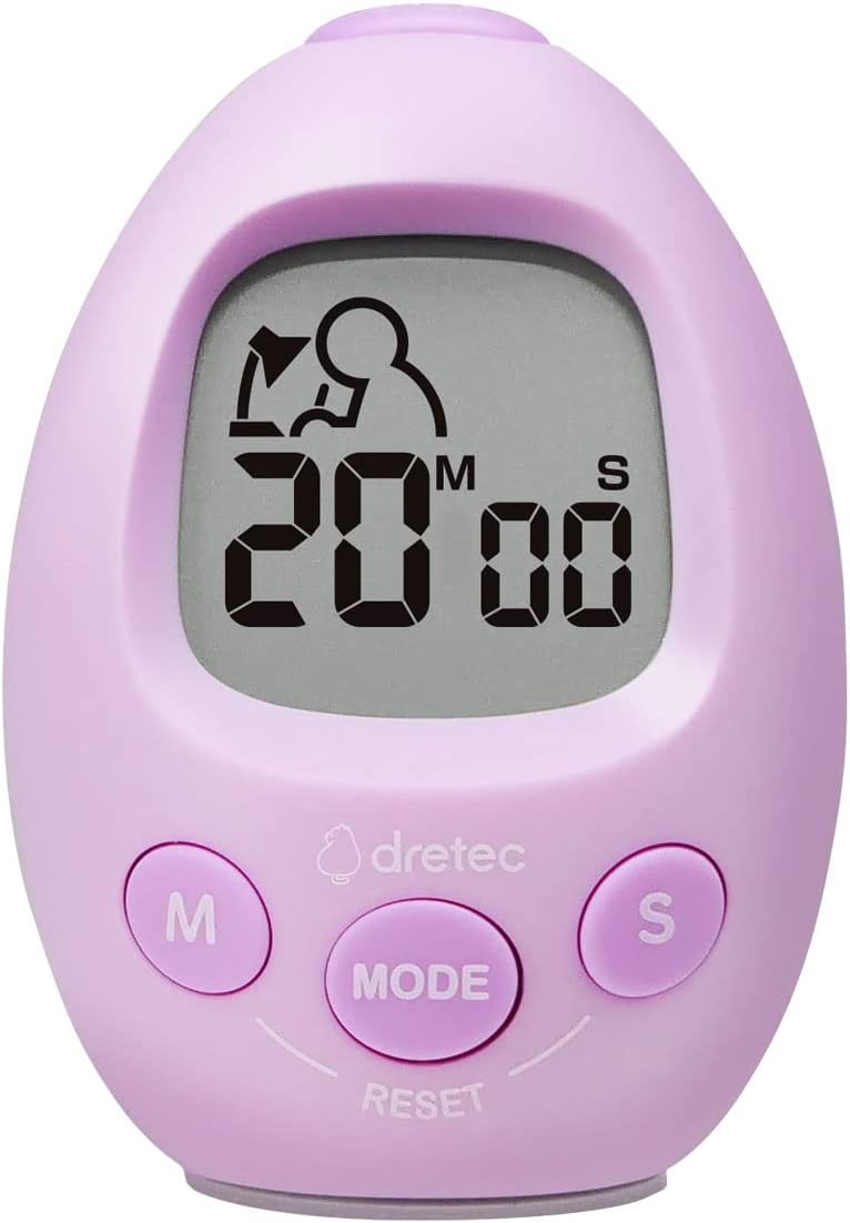 日本 Dretec 間隔計時器 T-601 蛋造型 讀書學習 運動訓練 靜音燈通知 測時計時 音量切換 【小福部屋】 | 小福部屋 | 樂天市場Rakuten
