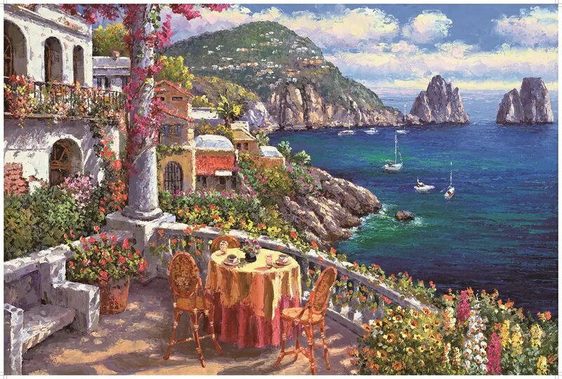 VOX - VE1000-144 Sam Park 卡普里的早晨 Capri Morning 1000片拼圖 | 非拼BOOK | 樂天市場 ...