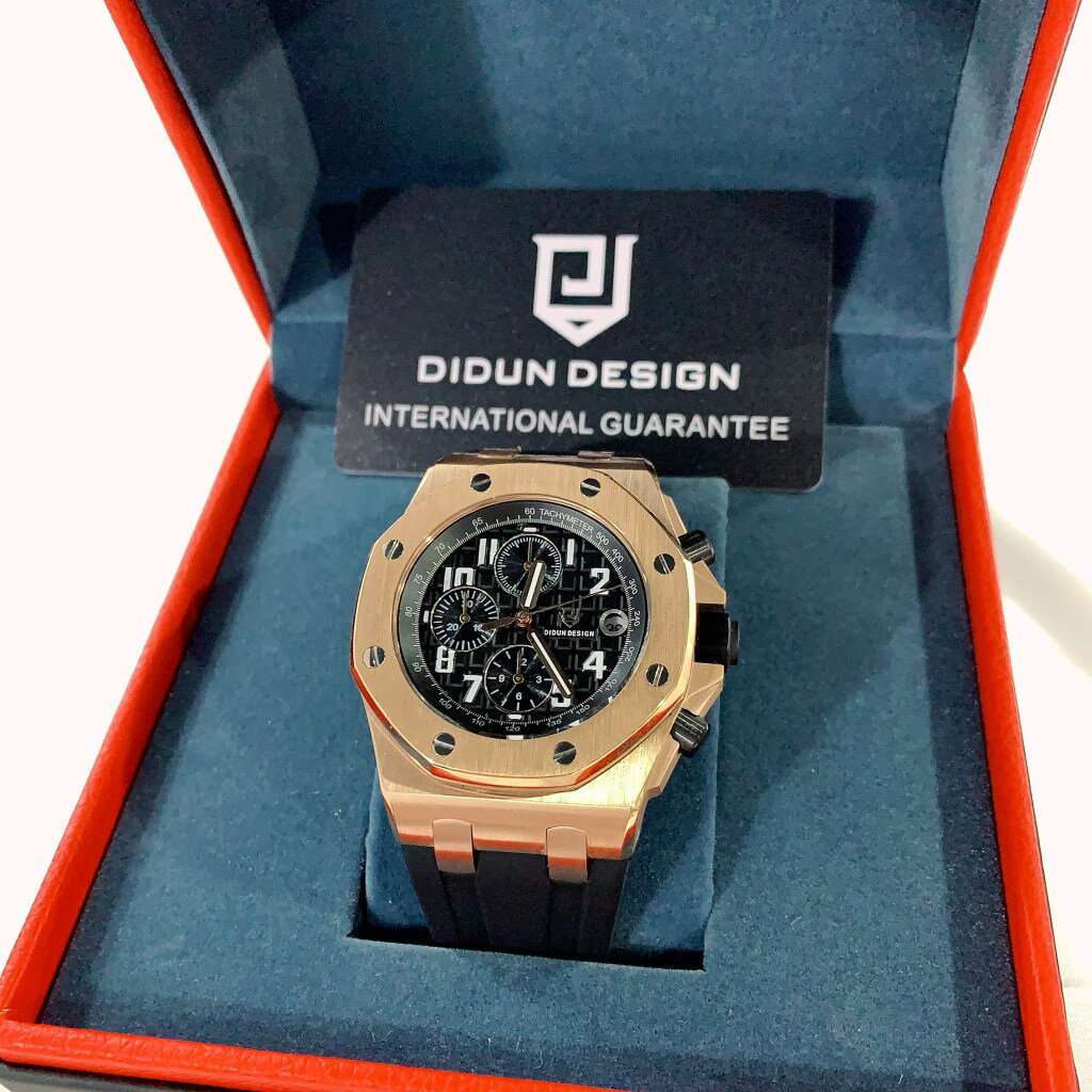 (3色可選)(Little bee小蜜蜂精品) DIDUN 迪頓 石英款 真三眼計時橡膠錶 | Little bee小蜜蜂精品 | 樂天市場Rakuten