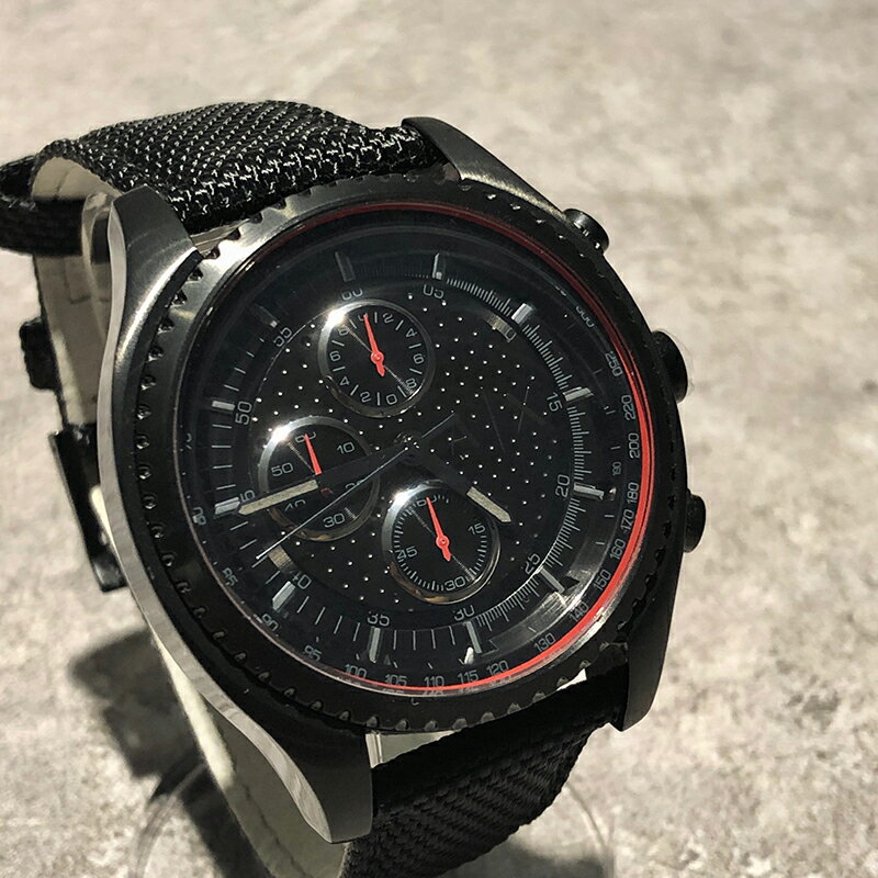 美國百分百【Armani Exchange】AX 手錶 三眼計時 阿曼尼 AX1610 不鏽鋼 尼龍錶帶 黑色 I313 | 美國百分百直營店 ...