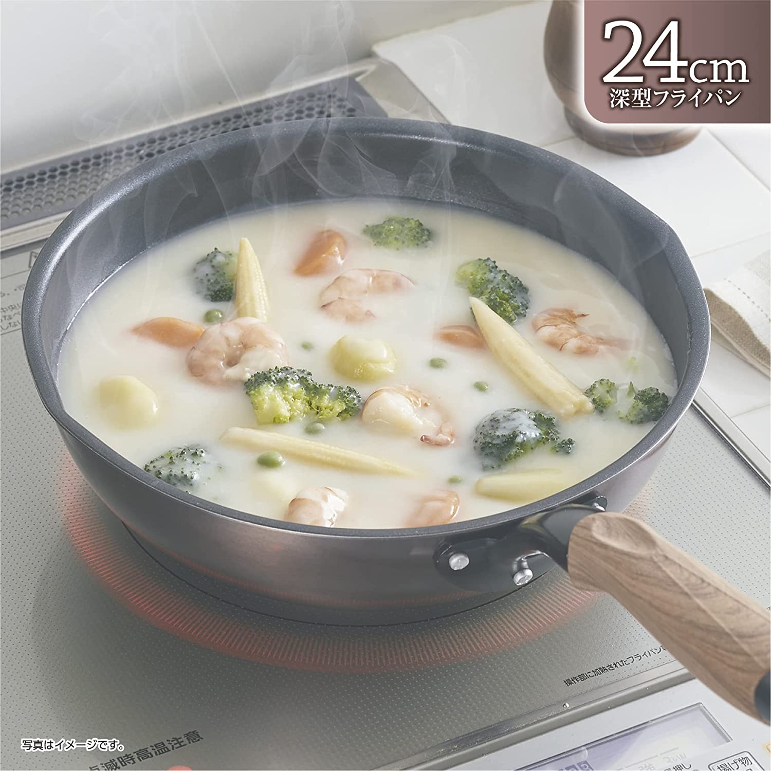 asdfkitty*日本製 竹原和樂亭不沾平底炒鍋-24公分-電磁爐.瓦斯爐.IH爐都可用-2百萬次耐磨測試.鍋底加厚 | asdfkitty可愛家精品店直營店 | 樂天市場Rakuten