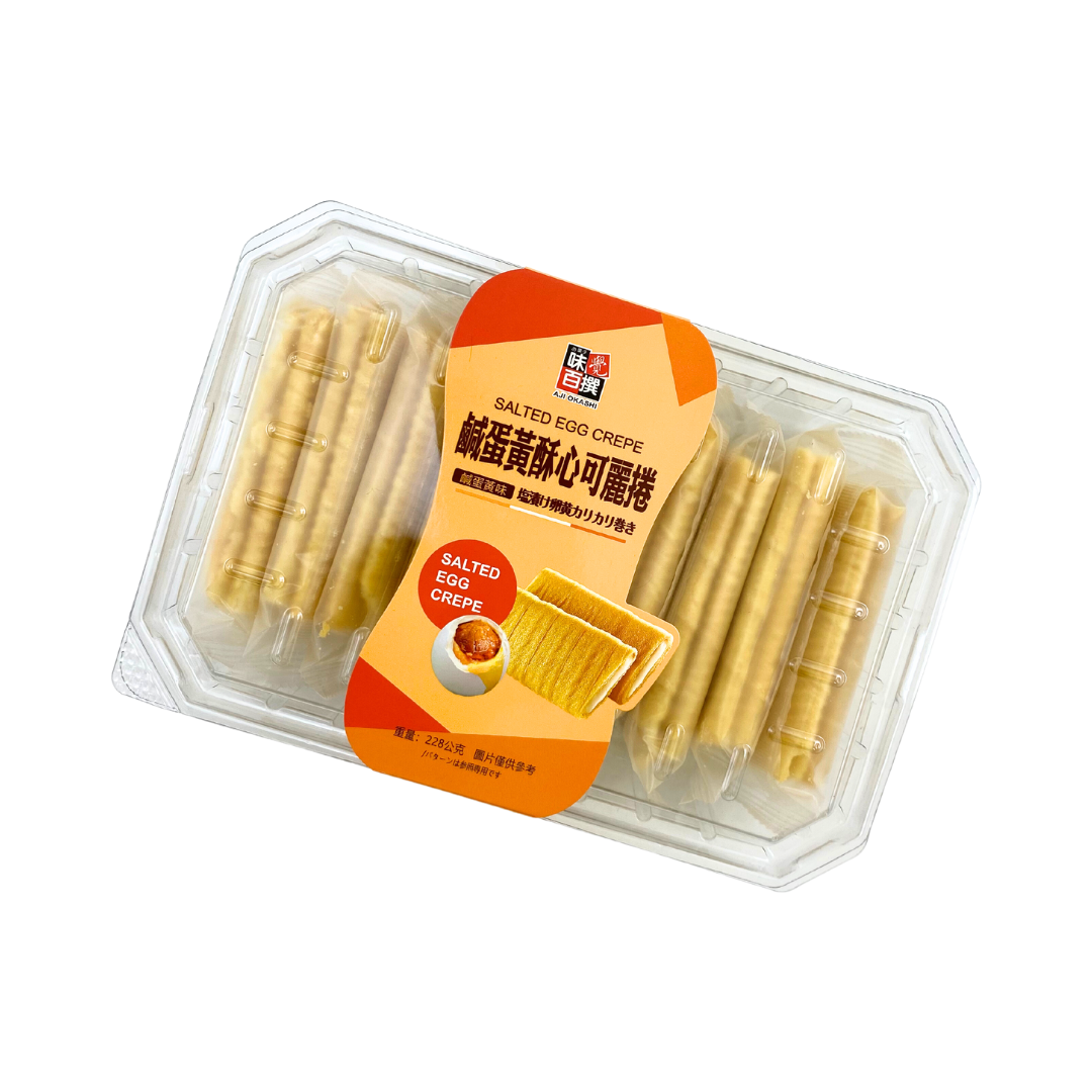 🇲🇾 馬來西亞 味覺百撰 鹹蛋黃酥心 可麗捲餅 228g | 東芳小舖直營店 | 樂天市場Rakuten