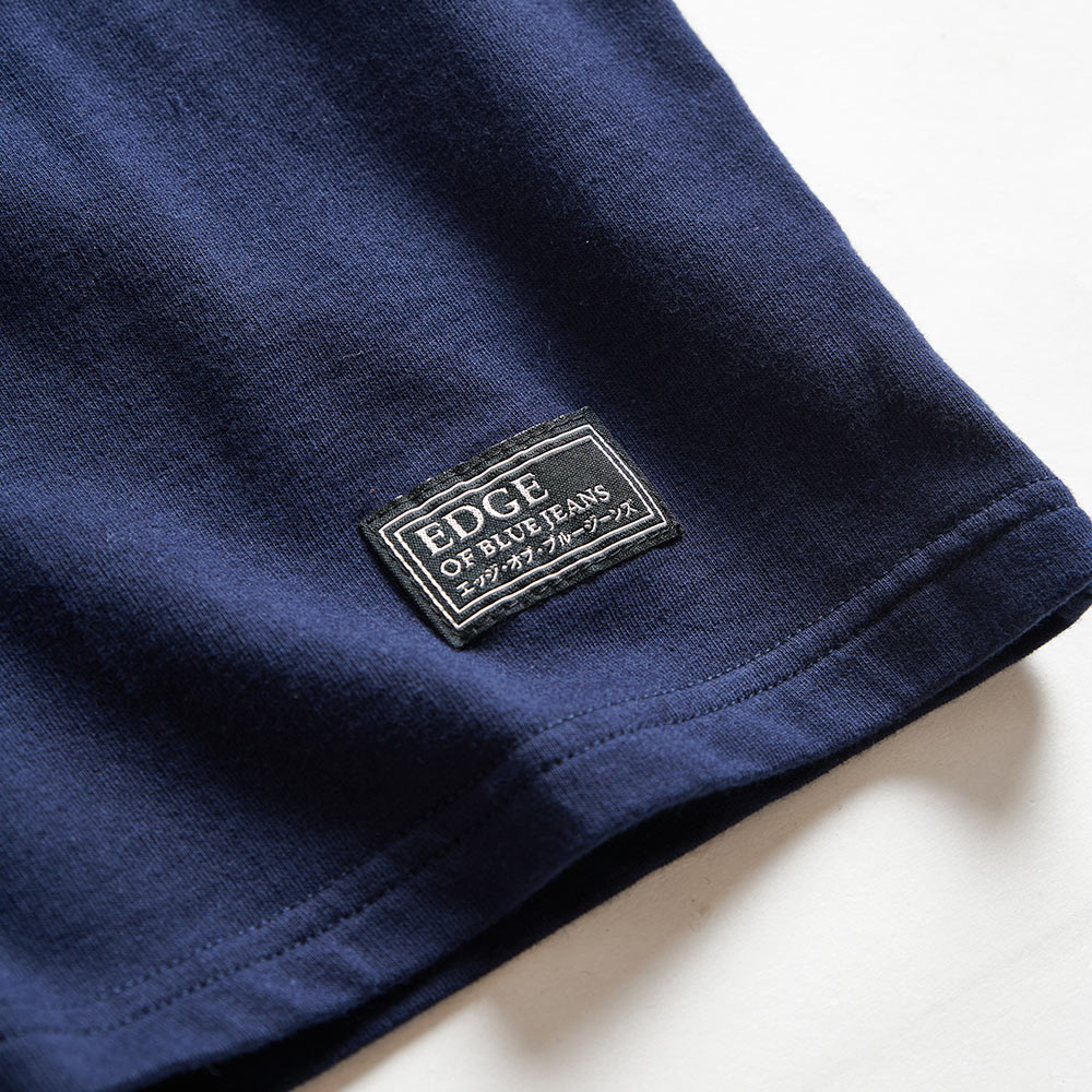 EDWIN EDGE系列 數位煙幕LOGO印花短袖T恤-男款 丈青色 | EDWIN官方旗艦店直營店 | 樂天市場Rakuten