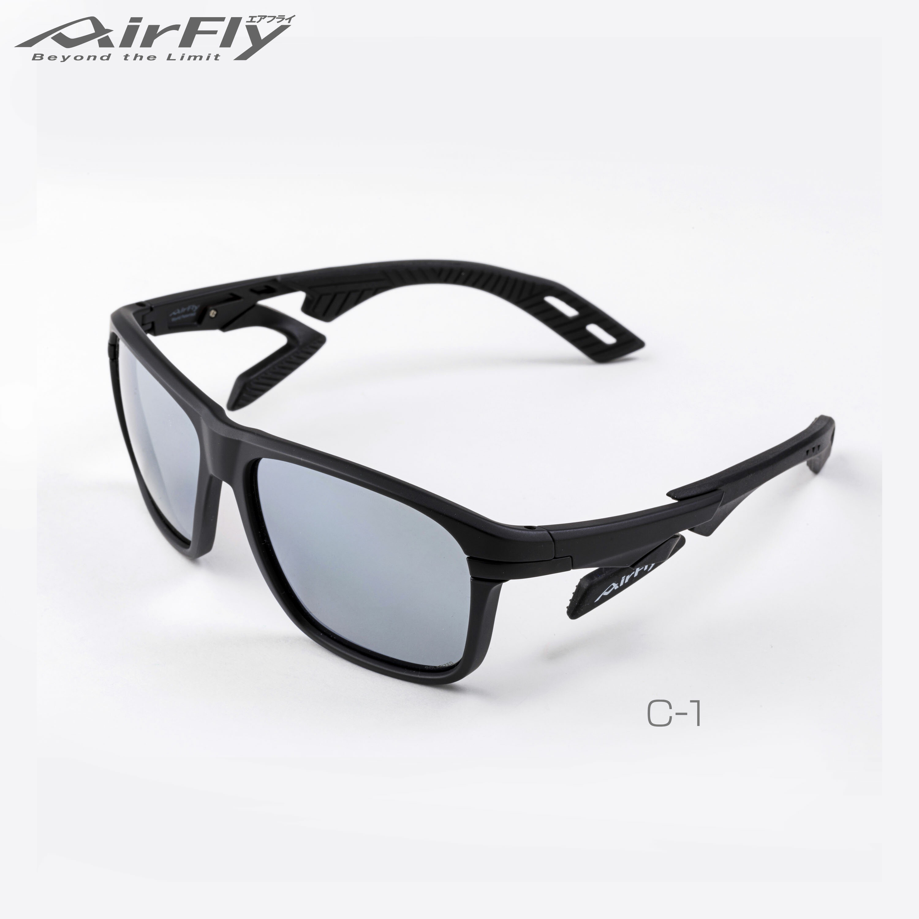 Airfly Daily AF402 無鼻墊太陽眼鏡 黑色 灰色 琥珀色鏡框 基礎款鏡片 | Airfly日本無鼻墊運動眼鏡 | 樂天市場Rakuten