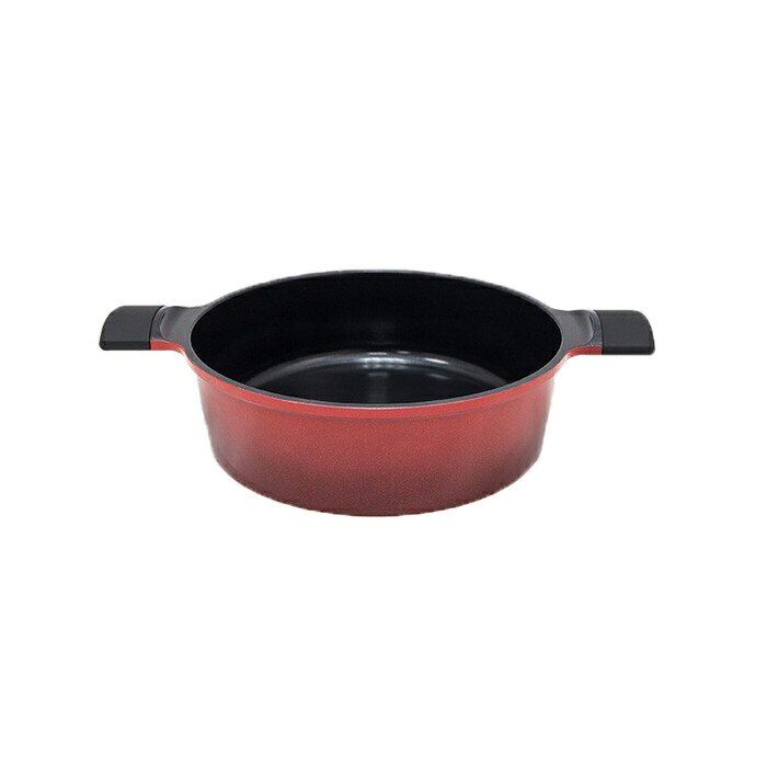 【領券滿額折100】 韓國製【LaCena】IH楓葉陶瓷雙耳淺湯鍋22cm-附蓋 | 76尚宏直營店 | 樂天市場Rakuten