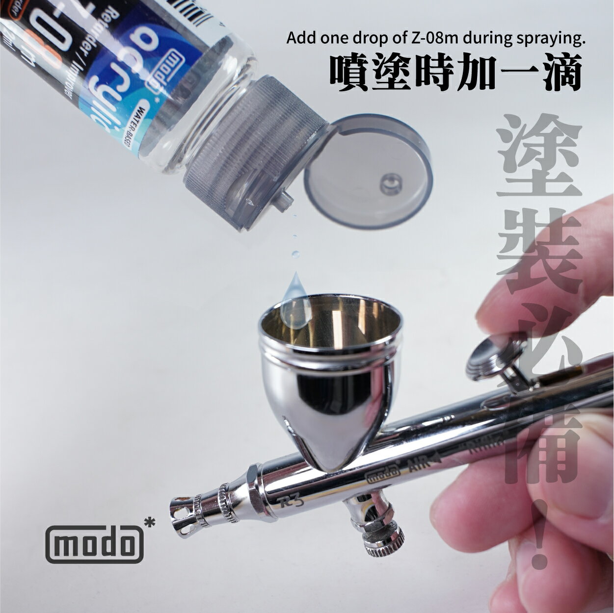 【鋼普拉】現貨 modo 摩多 水性漆 Acrylic 摩多水漆 Z08 緩乾劑 流平劑 筆痕防止劑 模型噴漆 32ML | 鋼普拉 eye攝影直營店 | 樂天市場Rakuten