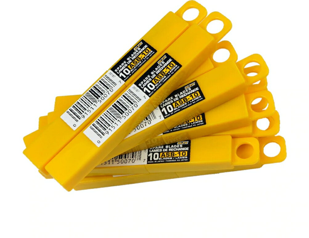 OLFA ASB-10 美工刀片 (小) (10片入/盒) | 聯盟文具直營店 | 樂天市場Rakuten