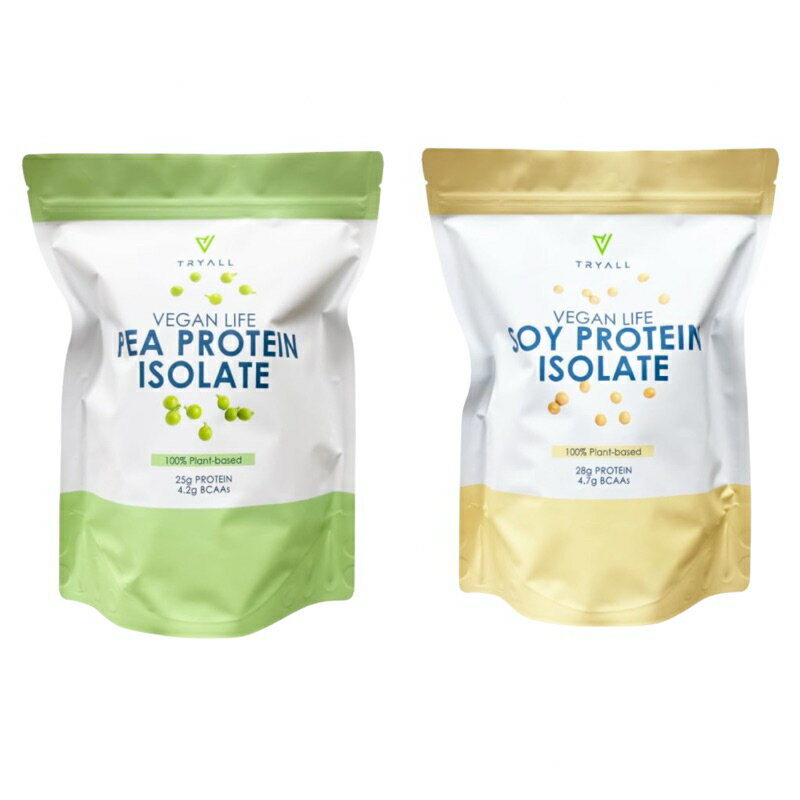 原味分離豌豆蛋白 分離大豆蛋白 Tryall Pea & Soy Protein Isolate 1kg | The JC Buy | 樂天市場Rakuten
