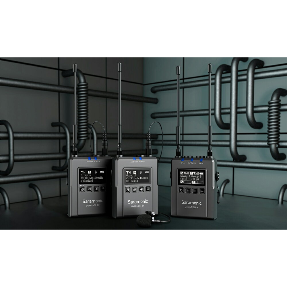 Saramonic 楓笛 UwMic9S Kit2 UHF 一對二無線麥克風系统 附專用氣密箱 勝興公司貨 相機專家 | CameraPro ...