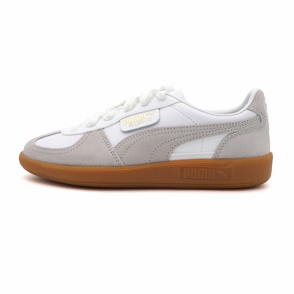 【全館滿額折】Puma Palermo Lth 米灰色 皮革 麂皮 復古 平底 休閒鞋 男女款 B5492【新竹皇家39646412 ...