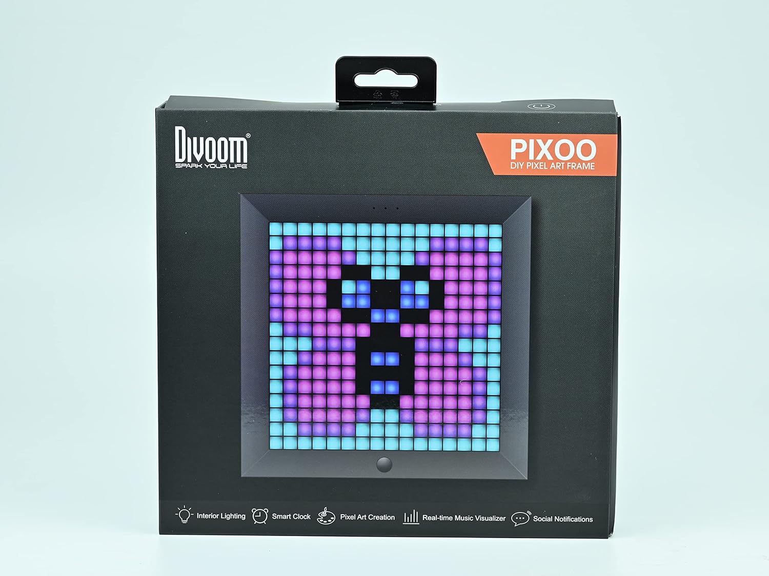 日本 Divoom Pixoo 像素相框 16 DIY 時鐘顯示 夜燈 像素顯示螢幕 數位相框 電子時鐘 LED 送禮【小福部屋】 | 小福部屋 | 樂天市場Rakuten