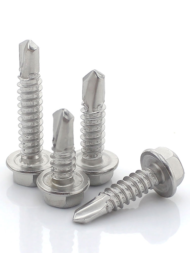 410不銹鋼外六角鉆尾螺絲彩鋼瓦自攻自鉆燕尾釘M4.2M4.8M5.5M6.3 | 協貿國際日用品生活9館 | 樂天市場Rakuten