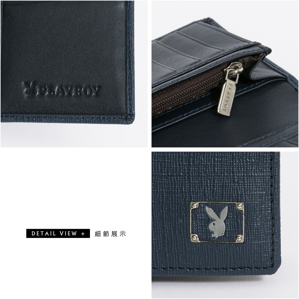 PLAYBOY - 翻蓋長夾 Refine系列 - 藍色 | Jiunnhwa線上購物 | 樂天市場Rakuten