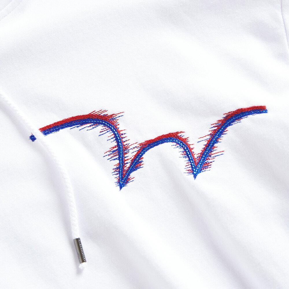 EDWIN EDGE 電光感W LOGO 寬版連帽長袖T恤-男款 白色 | EDWIN官方旗艦店直營店 | 樂天市場Rakuten