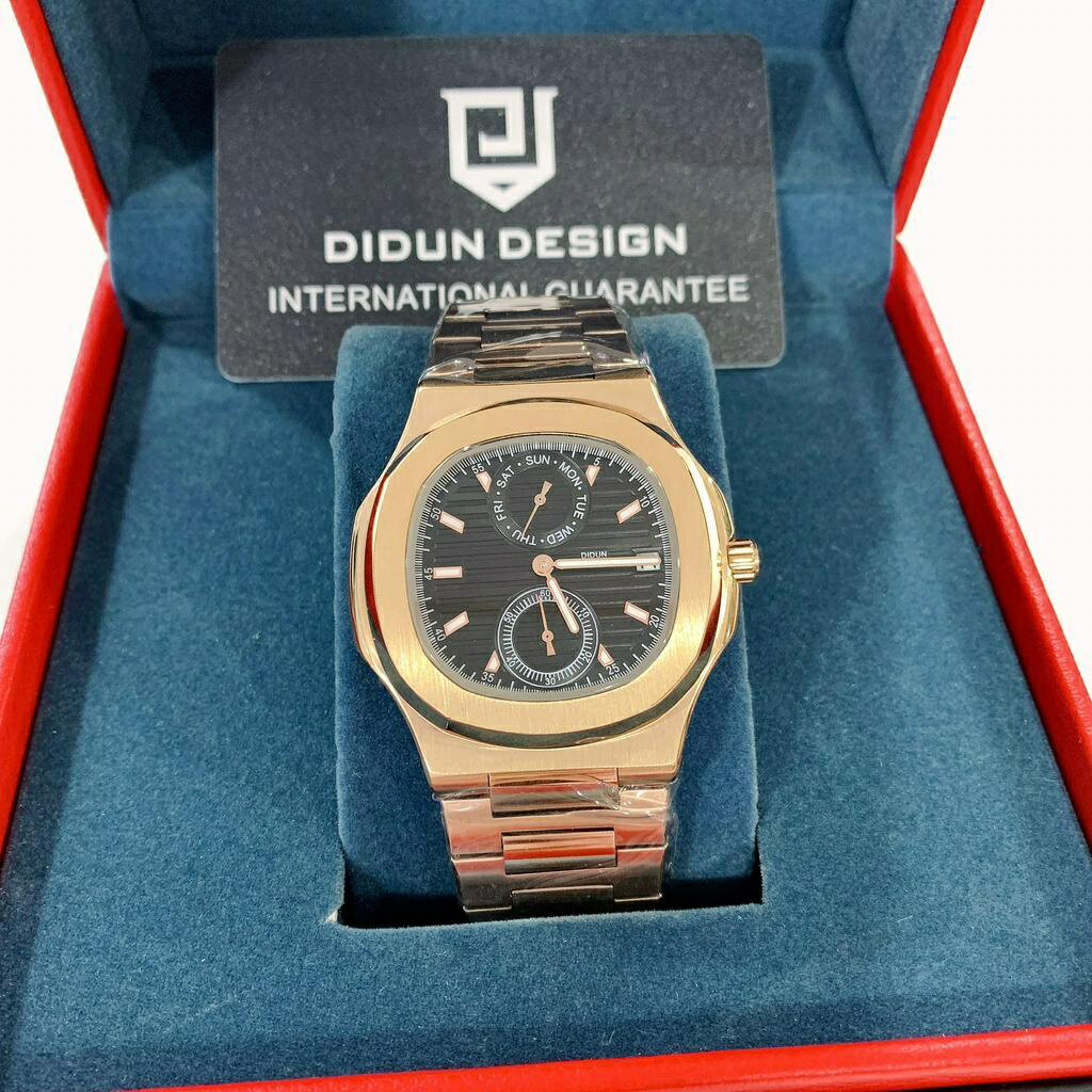 (5色可選)(Little bee小蜜蜂精品) DIDUN 迪頓 石英款 雙日曆鋼錶(白鋼/玫瑰金) | Little bee小蜜蜂精品 | 樂天市場Rakuten