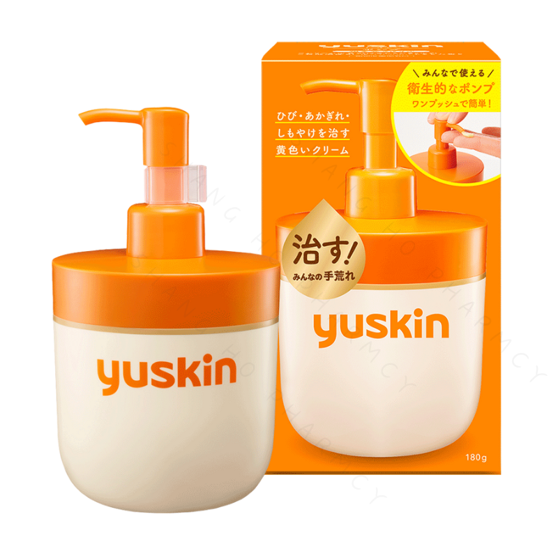 Yuskin 悠斯晶乳霜 180g 日本原裝（按壓瓶/補充包） | 尚禾藥局 | 樂天市場Rakuten