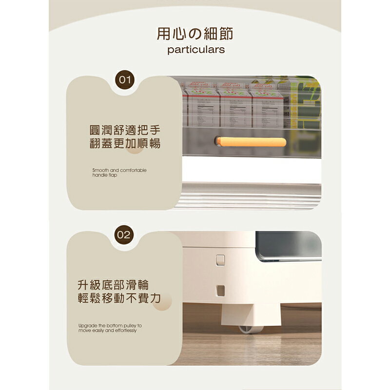 【AOTTO】40面寬翻蓋附輪五層收納櫃(抽屜櫃 置物櫃) | AOTTO創意家居 | 樂天市場Rakuten