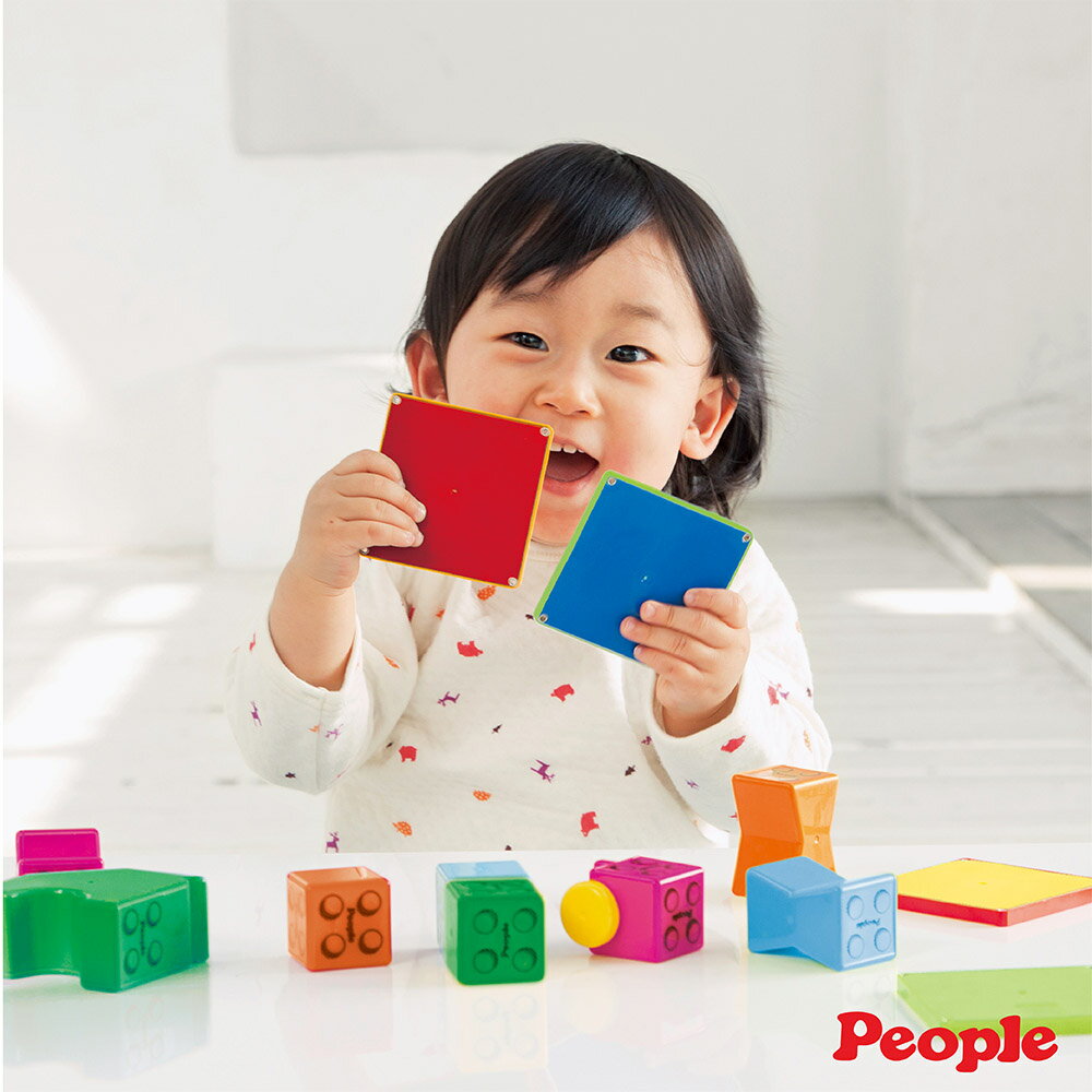 【總代理出貨】日本 People-益智磁性積木BASIC系列-1歲入門組合(1Y/磁力片/磁力積木/STEAM玩具/手腦並用!促進肢體感官發展)-快速出貨 | 唯可WEICKER直營店 ...