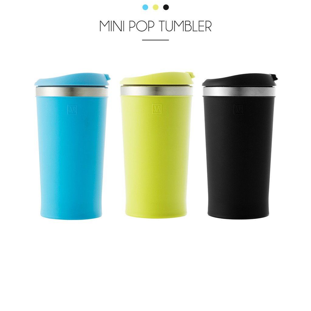 JVR 韓國原裝MINI POP不鏽鋼迷你隨行杯280ml 攜帶式迷你輕巧掀翻蓋式保溫耐冷熱不銹鋼環保咖啡沖泡茶隨身杯 | 索樂生活 | 樂天市場Rakuten