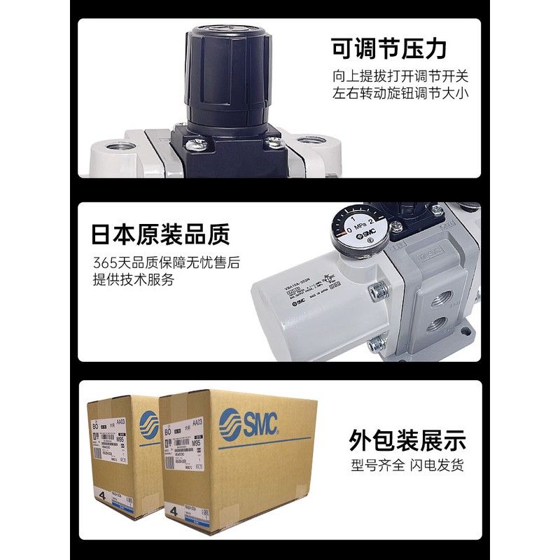 【最低價】【公司貨】SMC氣動增壓閥VBA10A-02/VBA20A-03/VBA40A-04GN空氣壓氣體增壓閥 | 鑫誠批發網 | 樂天市場Rakuten