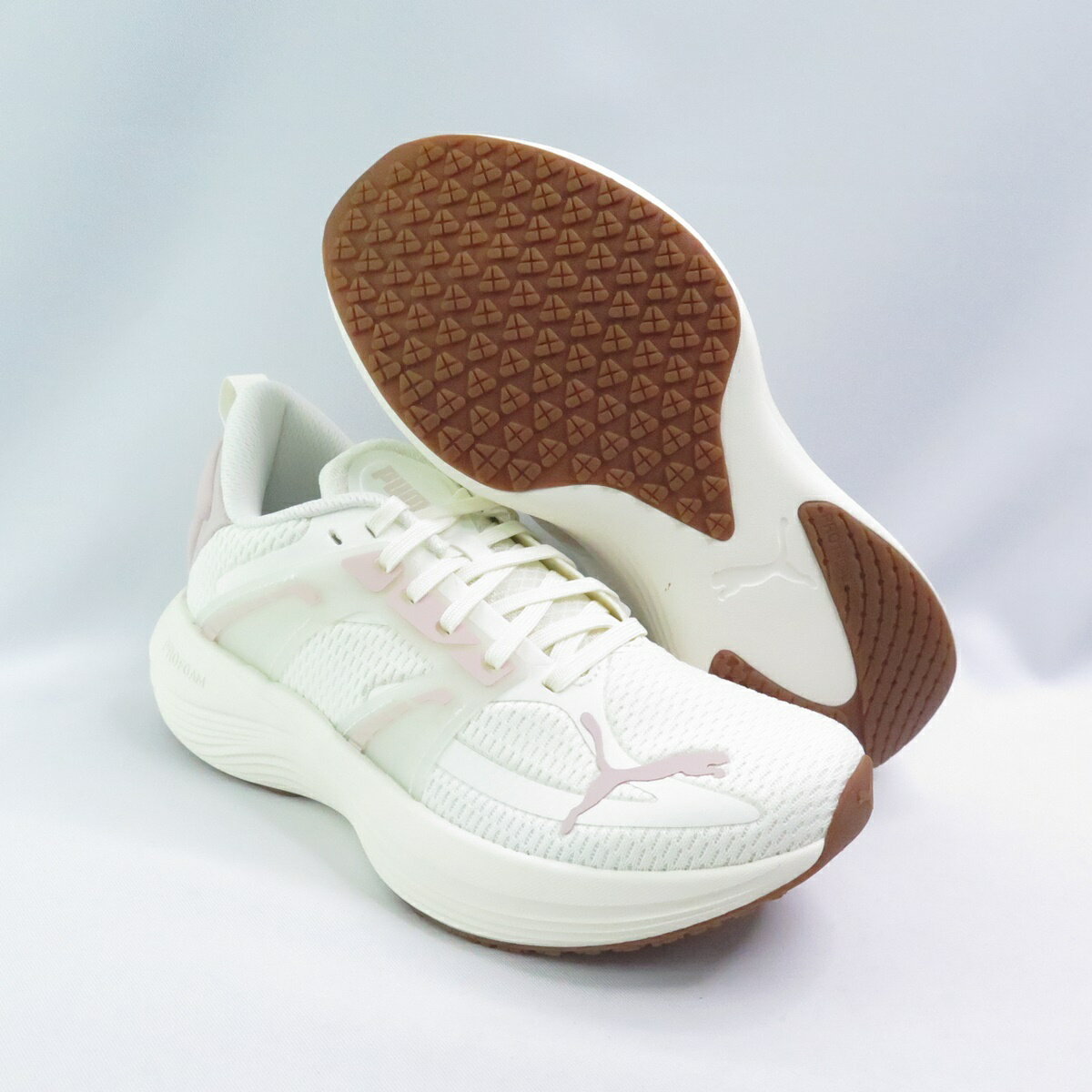 PUMA 37876831 女運動鞋 Scend Progressive 多功能鞋 休閒 米白x粉【iSport愛運動 ...