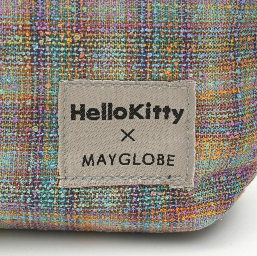 日本 Hello Kitty×MAYGLOBE 立體寶石 毛呢風 化妝包-日本直送｜小鶴日貨 | 小鶴日貨 | 樂天市場Rakuten