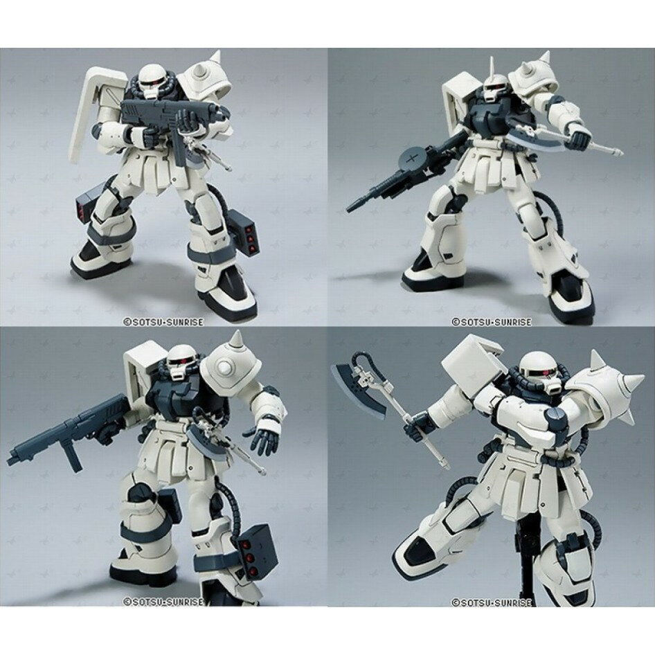 【鋼普拉】現貨 BANDAI 鋼彈模型 HGUC 1/144 #107 Zaku 薩克 II F2 MS-06F 白狼 | 鋼普拉 eye攝影直營店 | 樂天市場Rakuten