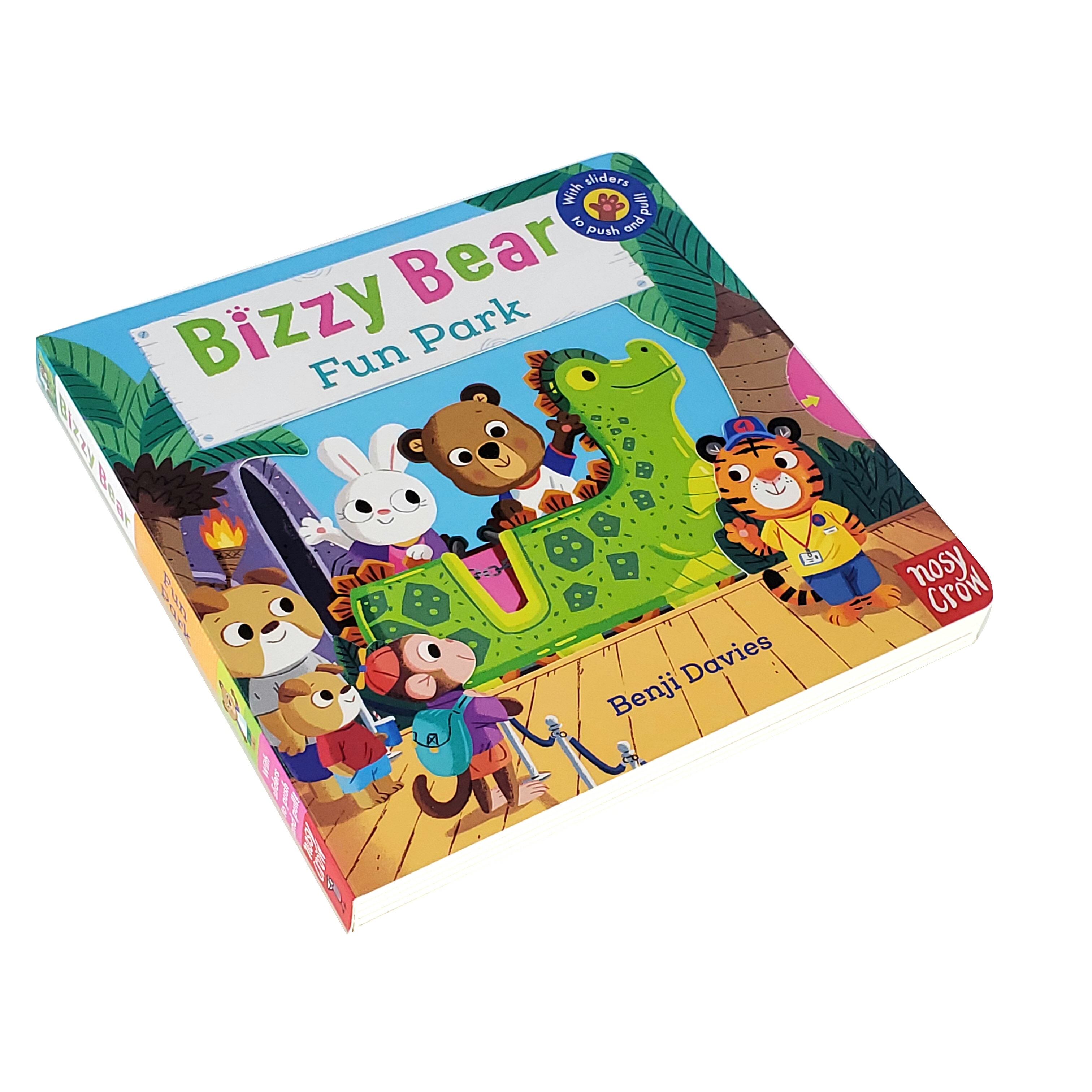 Fun Park | Bizzy Bear | 外文 | 推拉轉 | 忙碌的小熊 | QR CODE有聲版 | 洞洞 | 硬頁 | Nosy ...