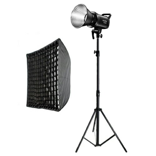 GODOX 神牛 SL60 II D 白光 LED燈+280cm燈架+SB-GUSW-60快速摺傘式四角柔光罩 單燈組 | 閃新科技直營店 ...