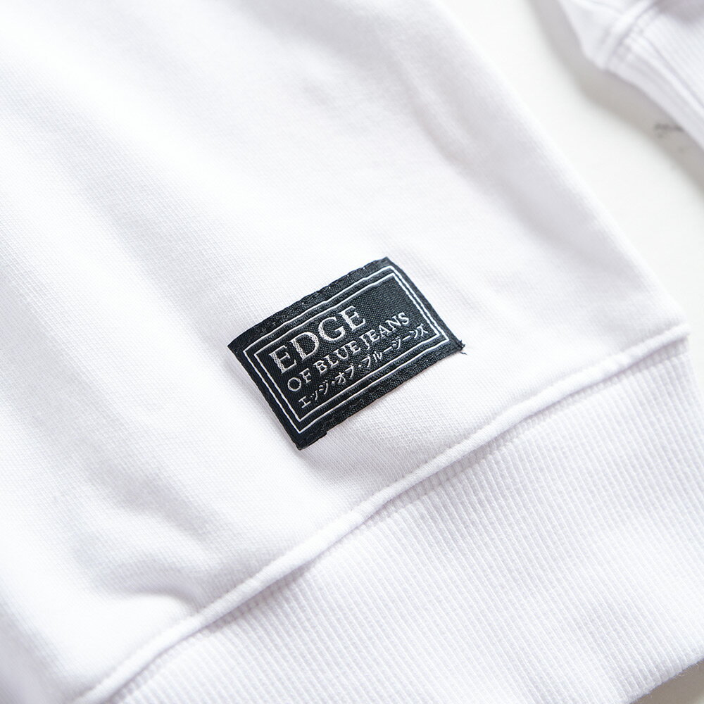 EDWIN EDGE 車縫 BOX LOGO厚長袖T恤-男款 白色 | EDWIN官方旗艦店直營店 | 樂天市場Rakuten
