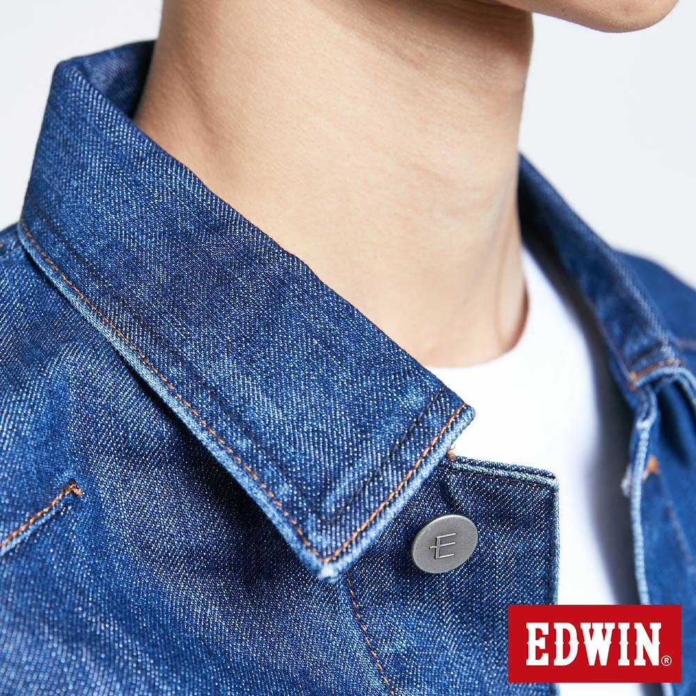 EDWIN E-FUNCTION 牛仔外套-男款 原藍磨 | EDWIN官方旗艦店直營店 | 樂天市場Rakuten