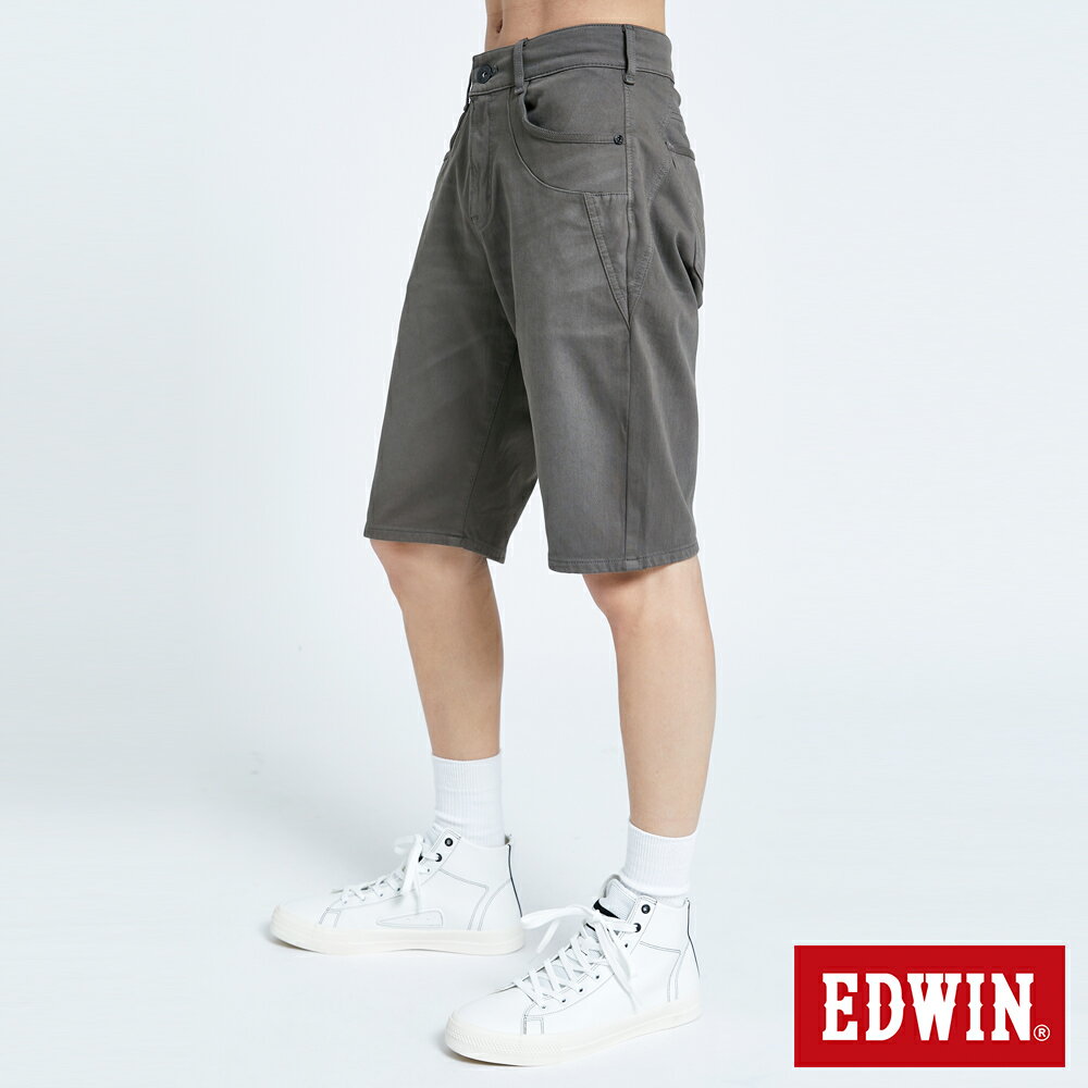 EDWIN 男款 加大碼 JERSEYS迦績 EJ3 涼感棉寬鬆短褲 (中灰色) | EDWIN官方旗艦店直營店 | 樂天市場Rakuten