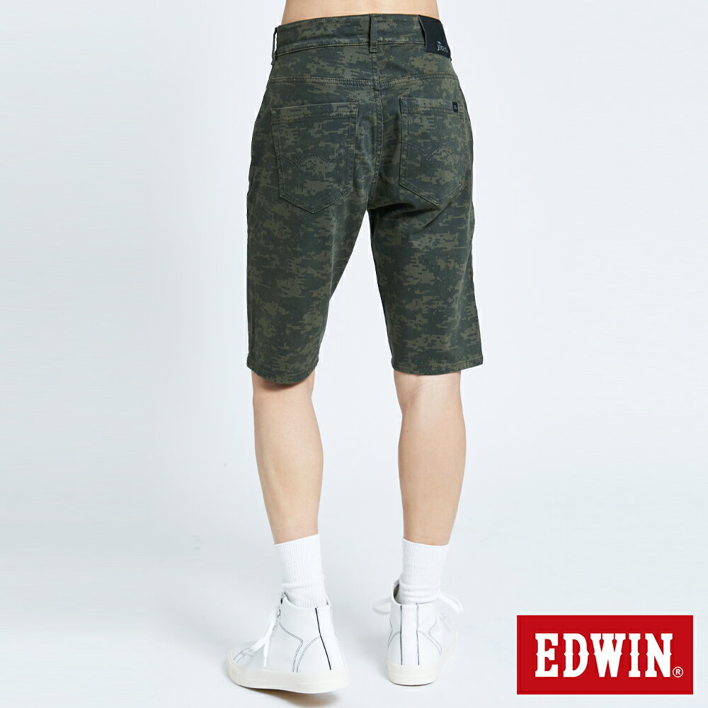 EDWIN JERSEYS 迦績 EJ2 加大碼 棉涼感迷彩短褲-男款 墨綠 #滿額折抵 | EDWIN官方旗艦店直營店 | 樂天市場Rakuten