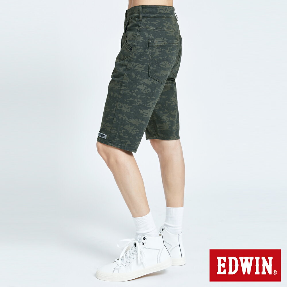 EDWIN JERSEYS 迦績 EJ2 加大碼 棉涼感迷彩短褲-男款 墨綠 #滿額折抵 | EDWIN官方旗艦店直營店 | 樂天市場Rakuten