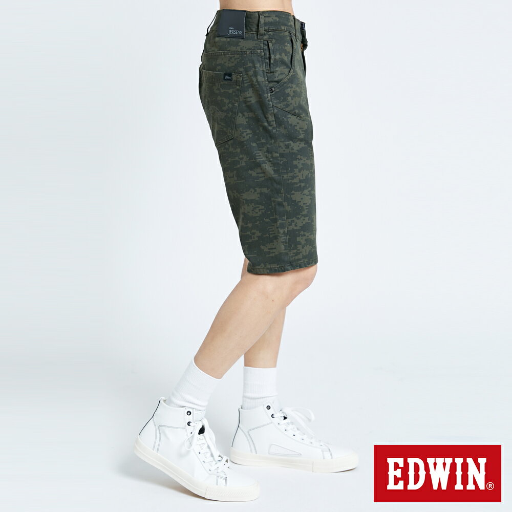 EDWIN JERSEYS 迦績 EJ2 加大碼 棉涼感迷彩短褲-男款 墨綠 #滿額折抵 | EDWIN官方旗艦店直營店 | 樂天市場Rakuten