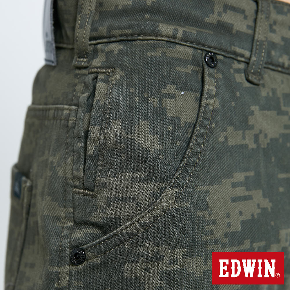 EDWIN JERSEYS 迦績 EJ2 加大碼 棉涼感迷彩短褲-男款 墨綠 #滿額折抵 | EDWIN官方旗艦店直營店 | 樂天市場Rakuten