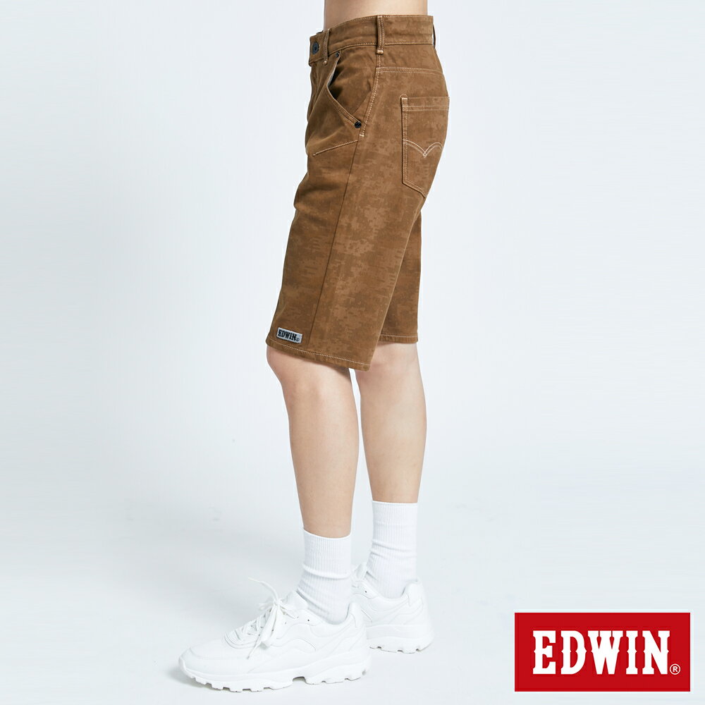 EDWIN 男款 加大碼 JERSEYS 迦績 EJ2 棉涼感迷彩短褲 (灰卡其) | EDWIN官方旗艦店直營店 | 樂天市場Rakuten