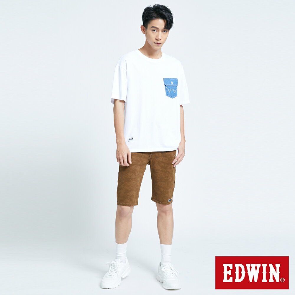 EDWIN 男款 加大碼 JERSEYS 迦績 EJ2 棉涼感迷彩短褲 (灰卡其) | EDWIN官方旗艦店直營店 | 樂天市場Rakuten