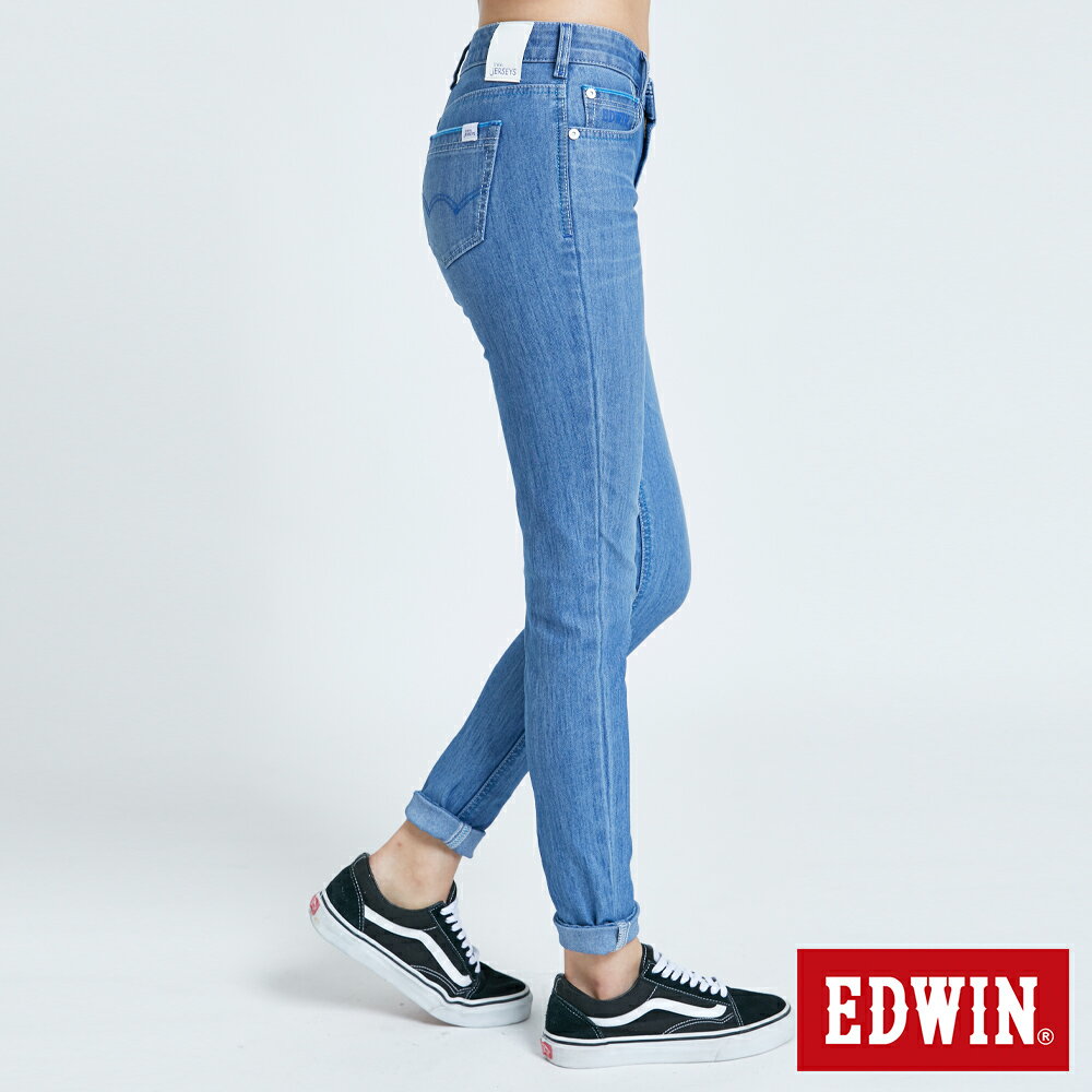特降品↘EDWIN JERSEYS 迦績 EJ6 超彈錐形牛仔褲-女款 漂淺藍 TAPERED #滿件享折扣 | EDWIN官方旗艦店直營店 | 樂天市場Rakuten