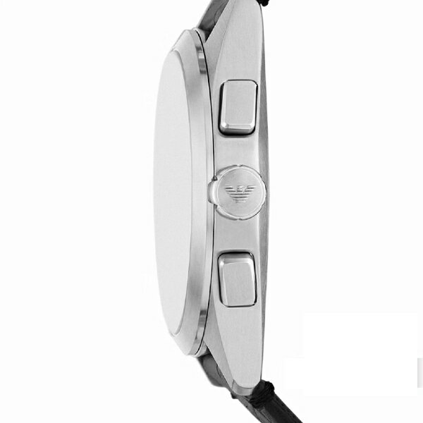 EMPORIO ARMANI 亞曼尼 Rosa系列 AR11542 時空旅人日曆計時手錶 黑面銀框 43MM｜樂天全館特惠中★指定刷卡回饋10 ...