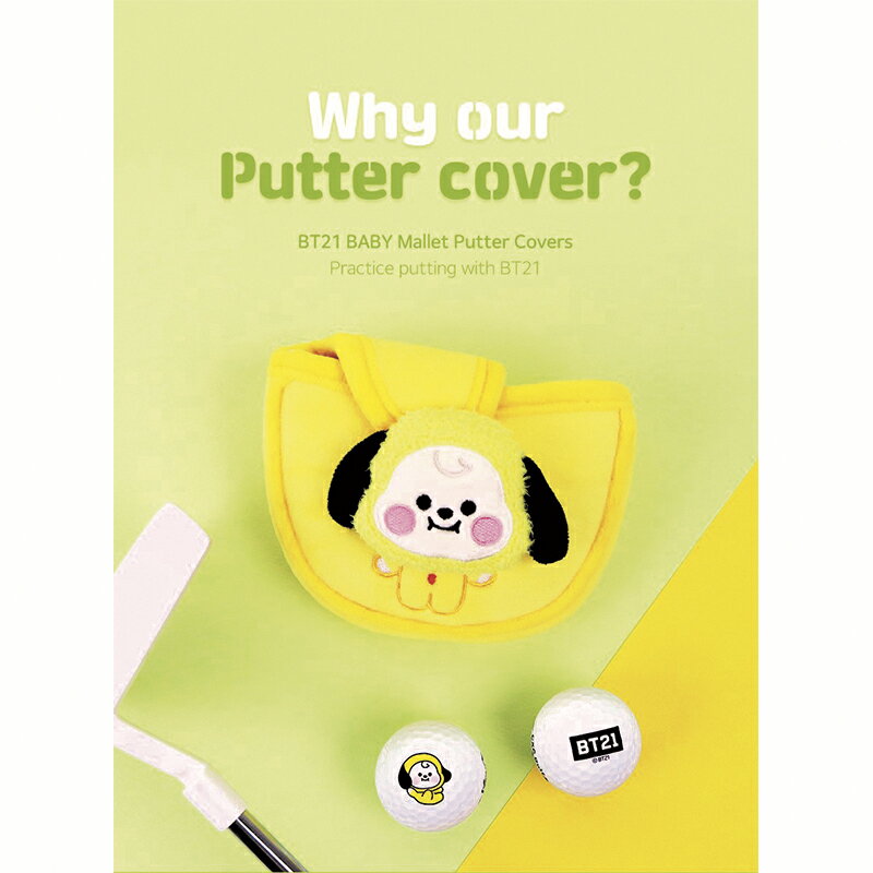 現貨 官方代理【BT21 GOLF BABY】Putter Cover CHIMMY 推桿套 圓形款 高爾夫 桿套 韓國原廠【正元精密 ...