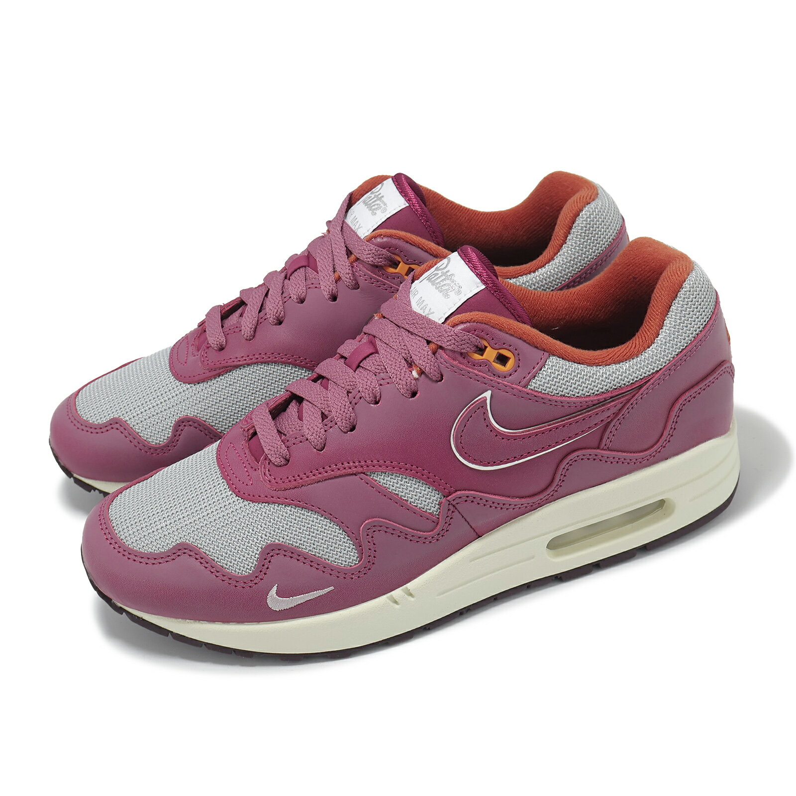 Nike x Patta Air Max 1/P 男鞋 酒紅 銀灰 休閒鞋 聯名 氣墊 DO9549-001 | ACS跨運動 | 樂天市場 ...